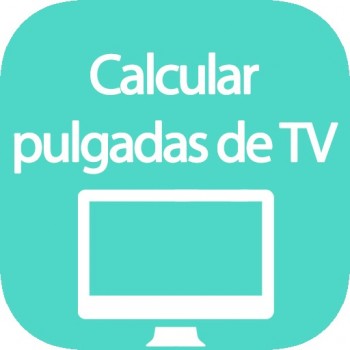 Calcula el tamaño de TV en pulgadas y cm que mejor se adapta a ti