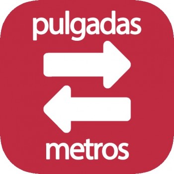 Conversor de pulgadas a metros online