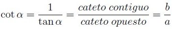 Calcular cotangente online: fórmulas, ejemplos y más sobre COTG(x)
